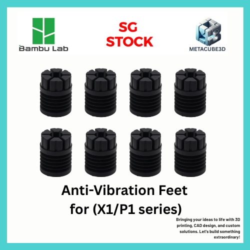 Anti-Vibration Feet for (X1/P1 series) – MetaCube3D